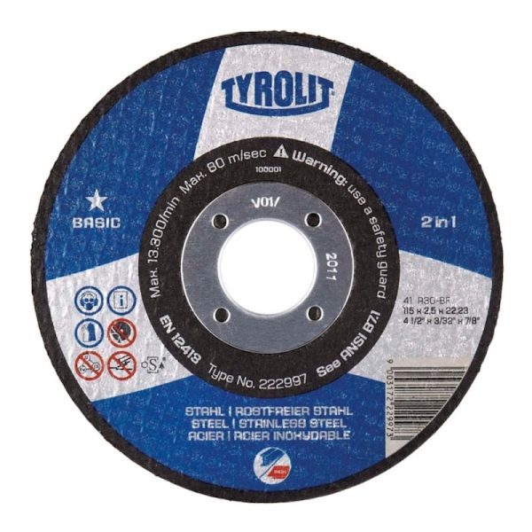 TYROLIT STANDARD CUTTING DISC – Wyler Enterprises, Inc