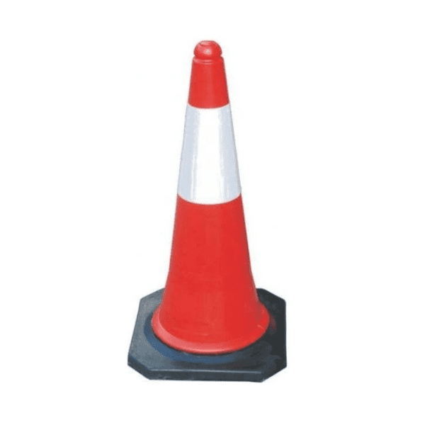 PVC Cone with Reflector Black Base – Wyler Enterprises, Inc